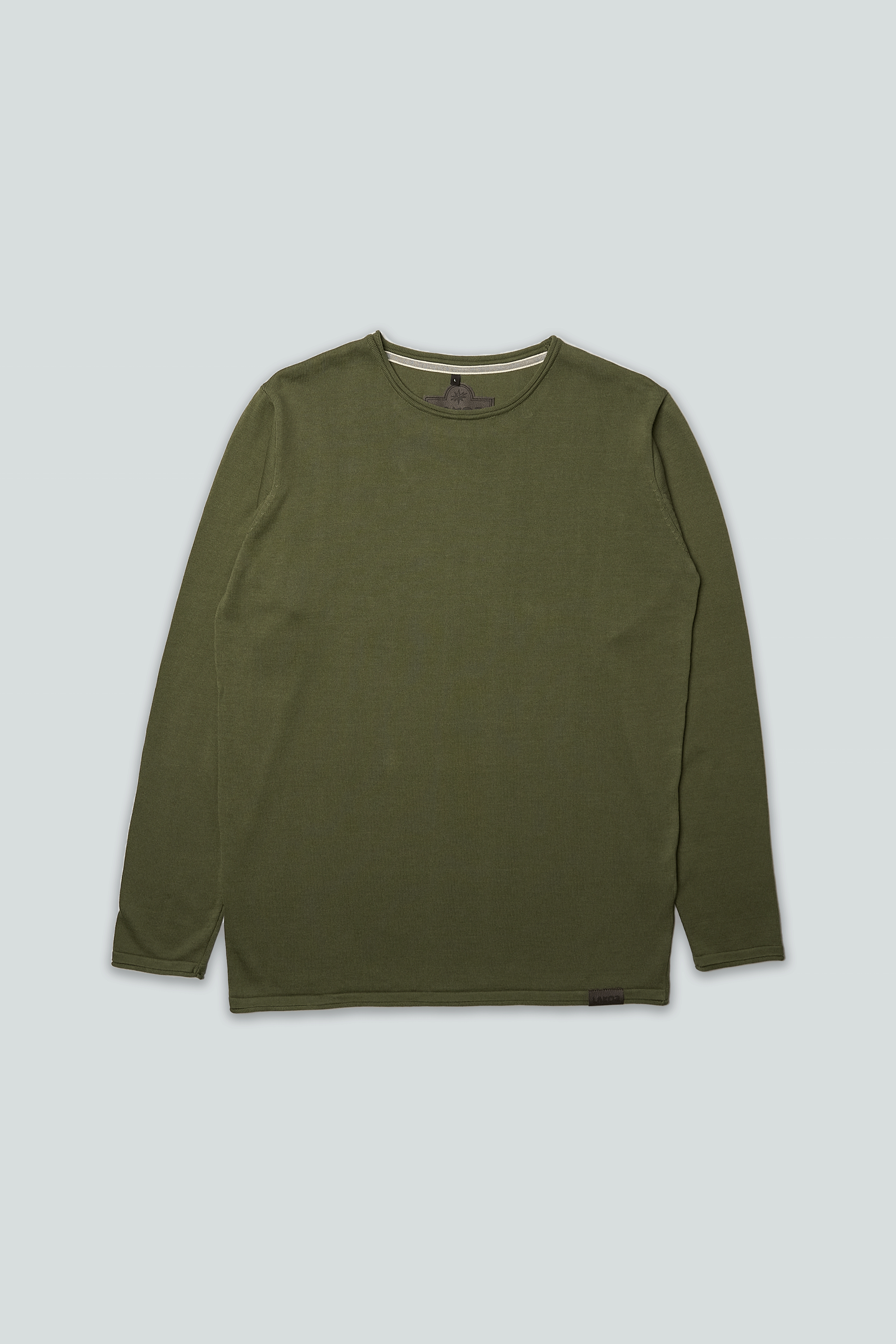 Plain Sailing Knit - Deep Lichen Green | LAKOR