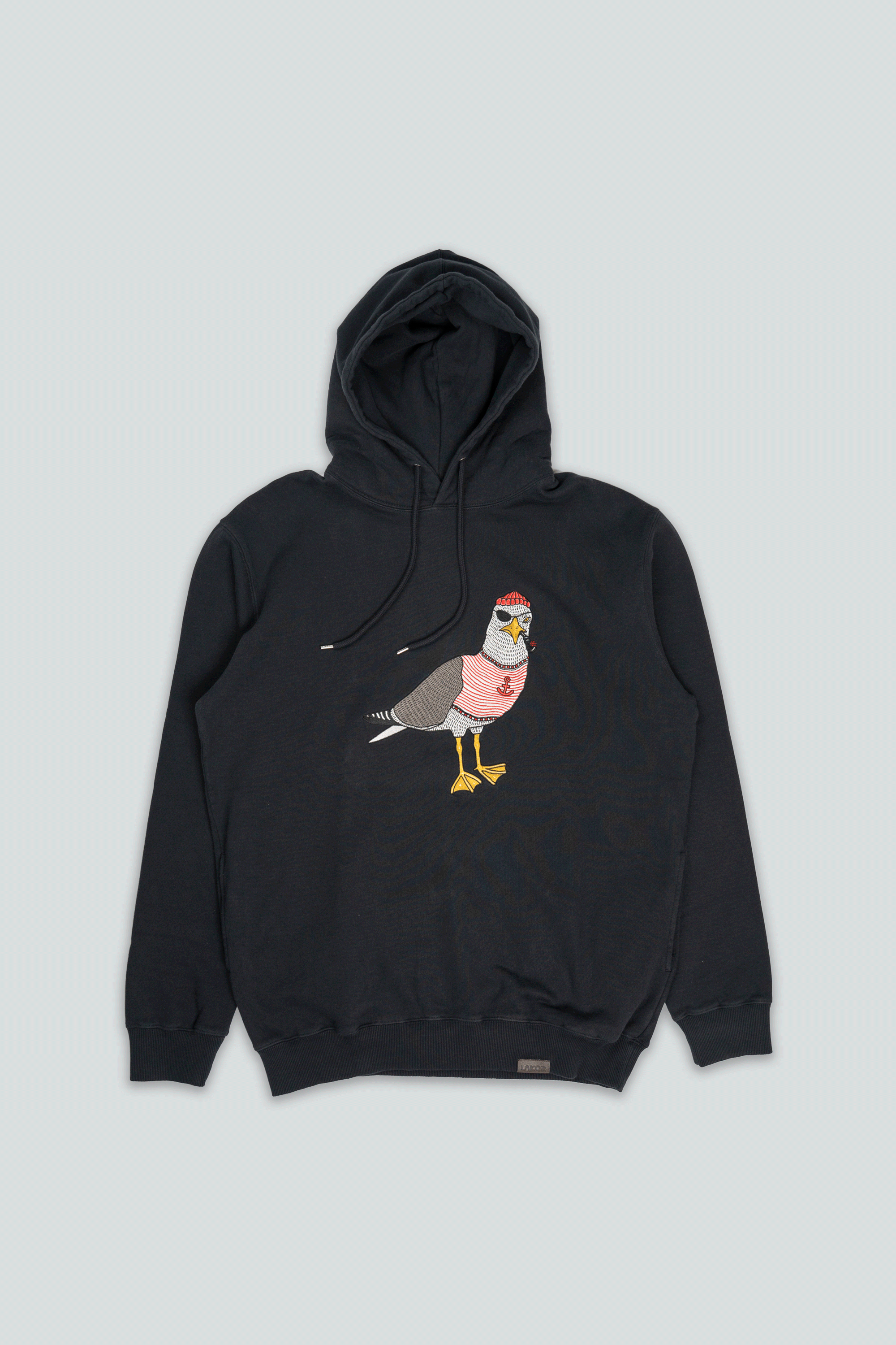 Seaborn Seagull Hoodie - Moonless Night | LAKOR